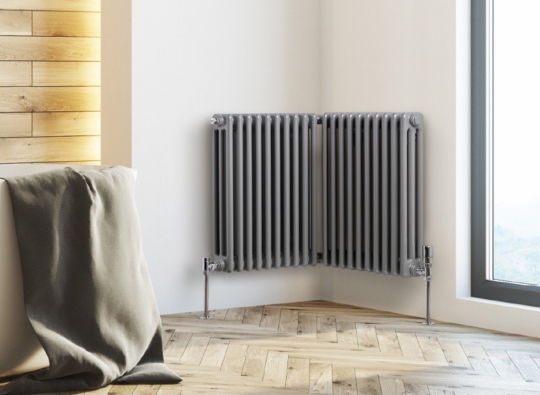 Tuba Classic Steel Column (Angled Bay Window) | Designer Radiators ...