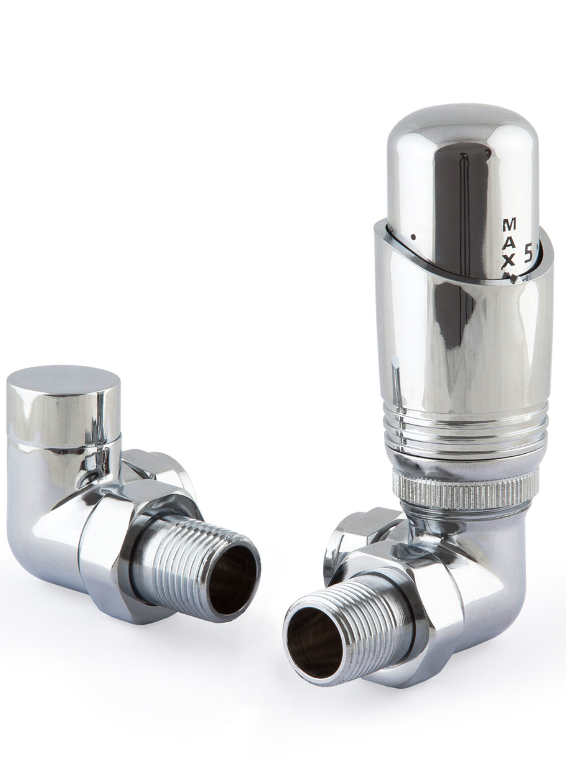 Essential TRV Corner Valve Set | Designer Radiators | Shop Online