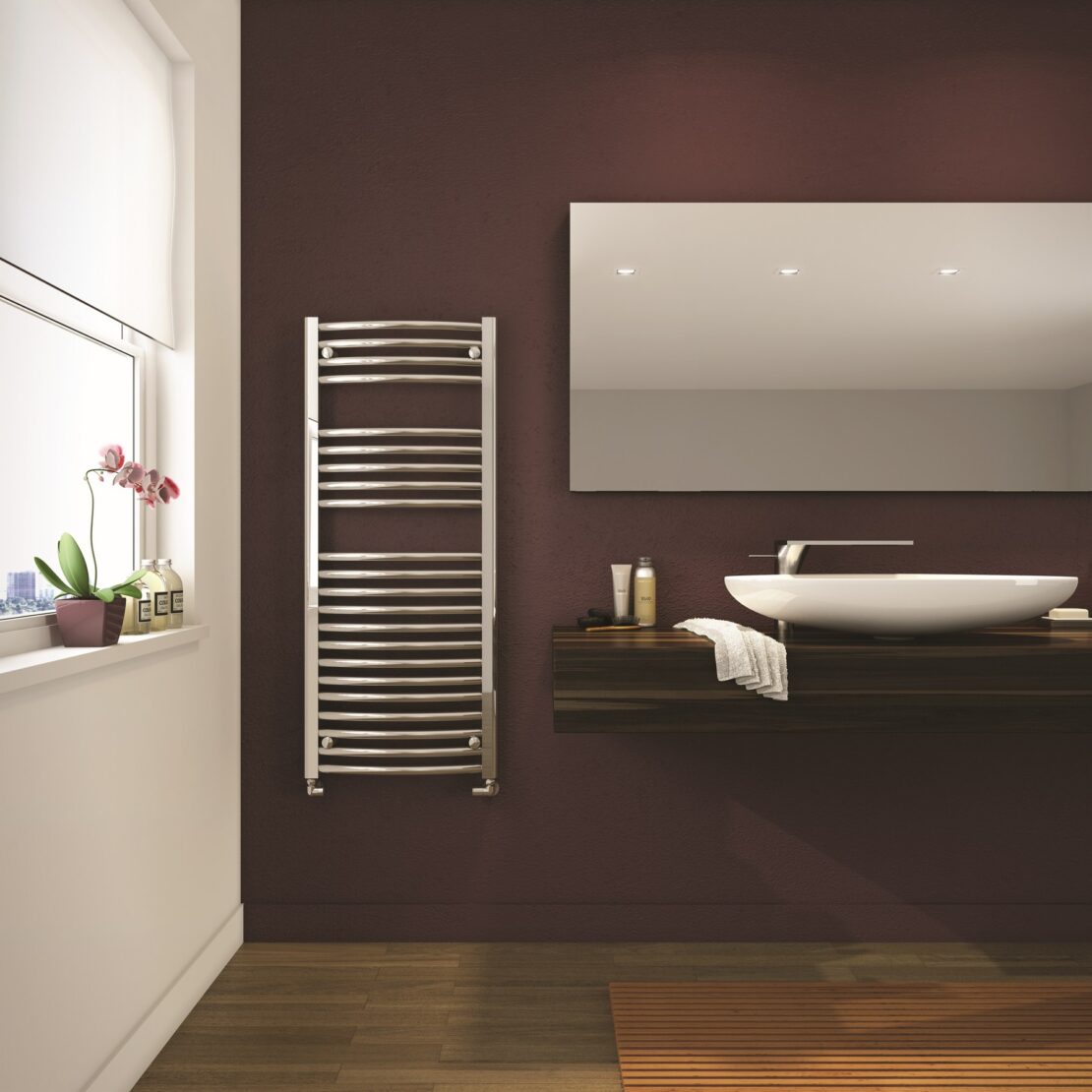 Essential Curved Ladder Rail | Designer Radiators | Shop Online
