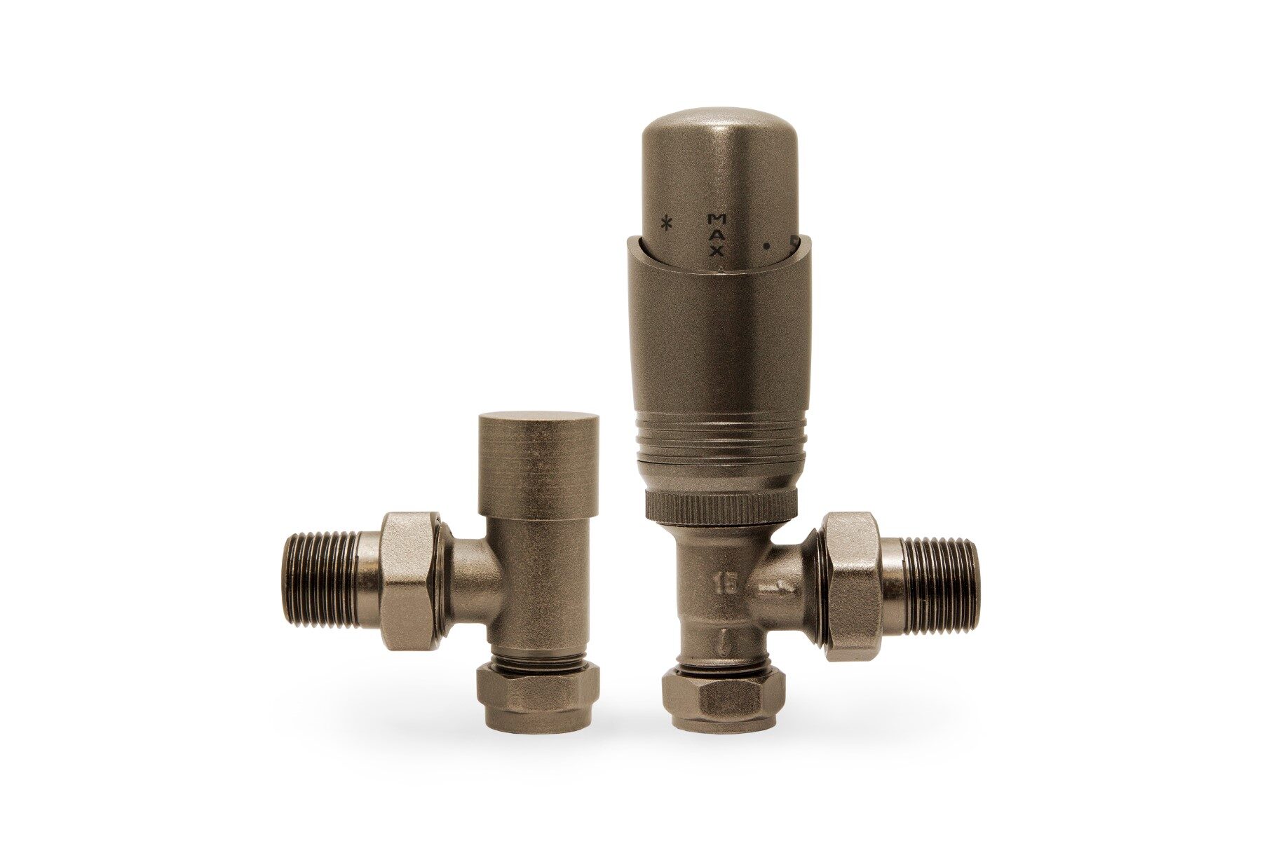 Essential TRV Angle Valve Set | Designer Radiators | Shop Online